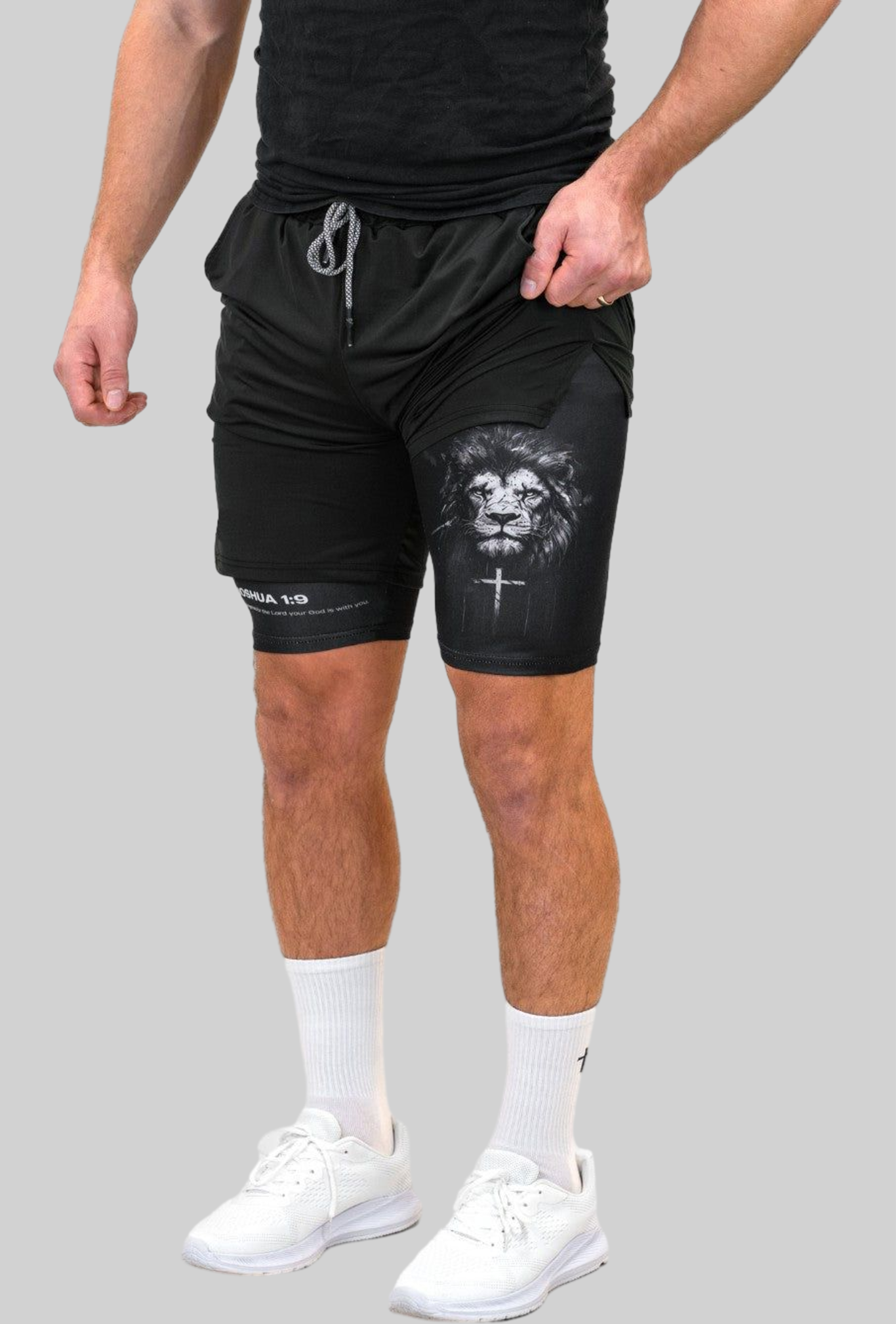Shorts 2 em 1 - Lion of Judah